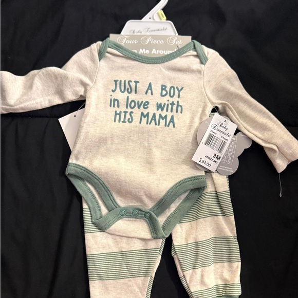 Baby Essentials | Matching Sets | Nwt Baby Essentials 4piece Baby Set ...